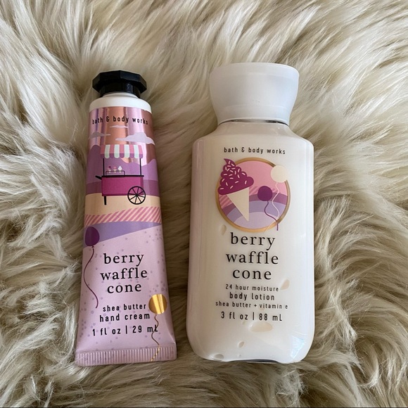 Bath & Body Works | Bath & Body | Waffle Berry Cone Body Lotion And ...